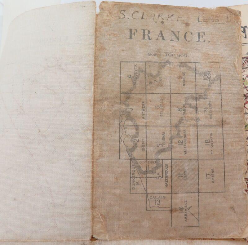 Scarce WW1 c1916 British Large Map of Lens, France. - Harrington & Co.