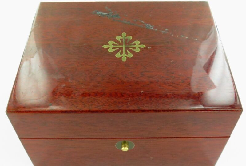 Genuine Vintage Patek Philippe Mens Watch Wooden Display Box ...