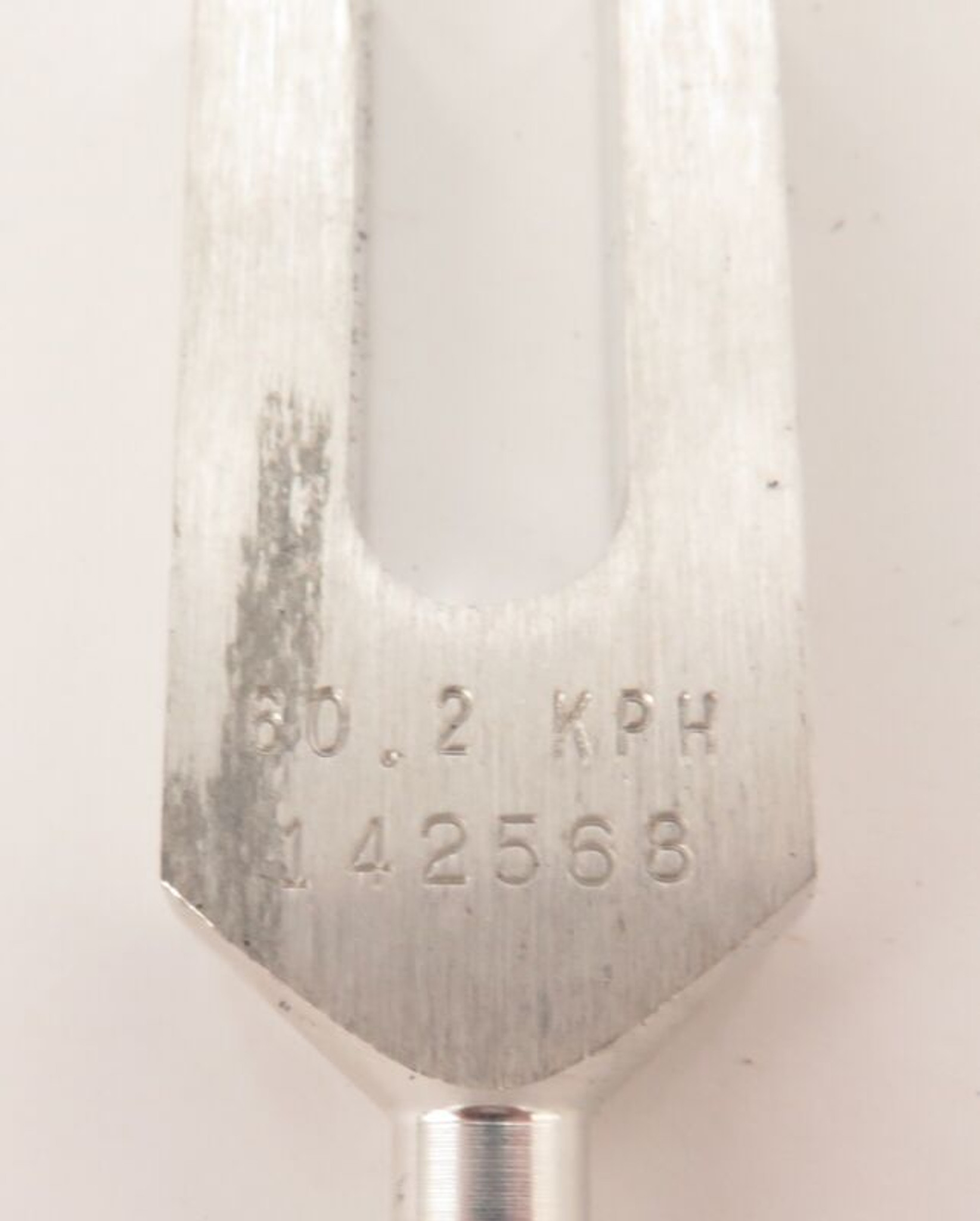 2004 Decatur Radar Tuning Fork 60.2 KPH + Calibration COA - Harrington ...