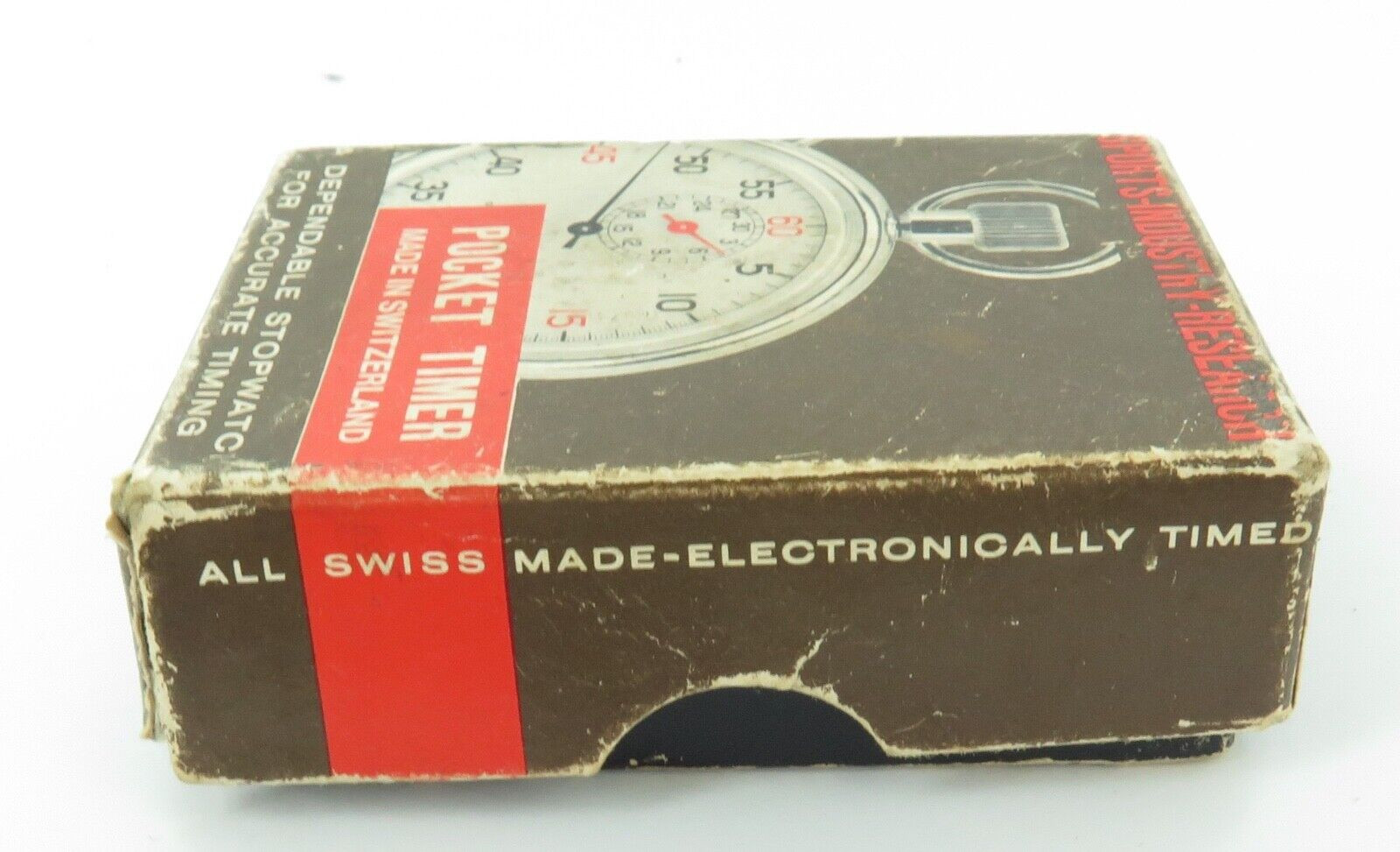 Vintage Swiss "Pocket Timer" Stopwatch Box. - Harrington & Co.