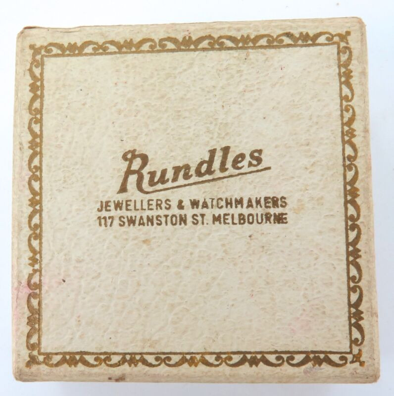 Vintage “Rundles” Melbourne Jewellers & Watchmakers Pendant Necklace ...
