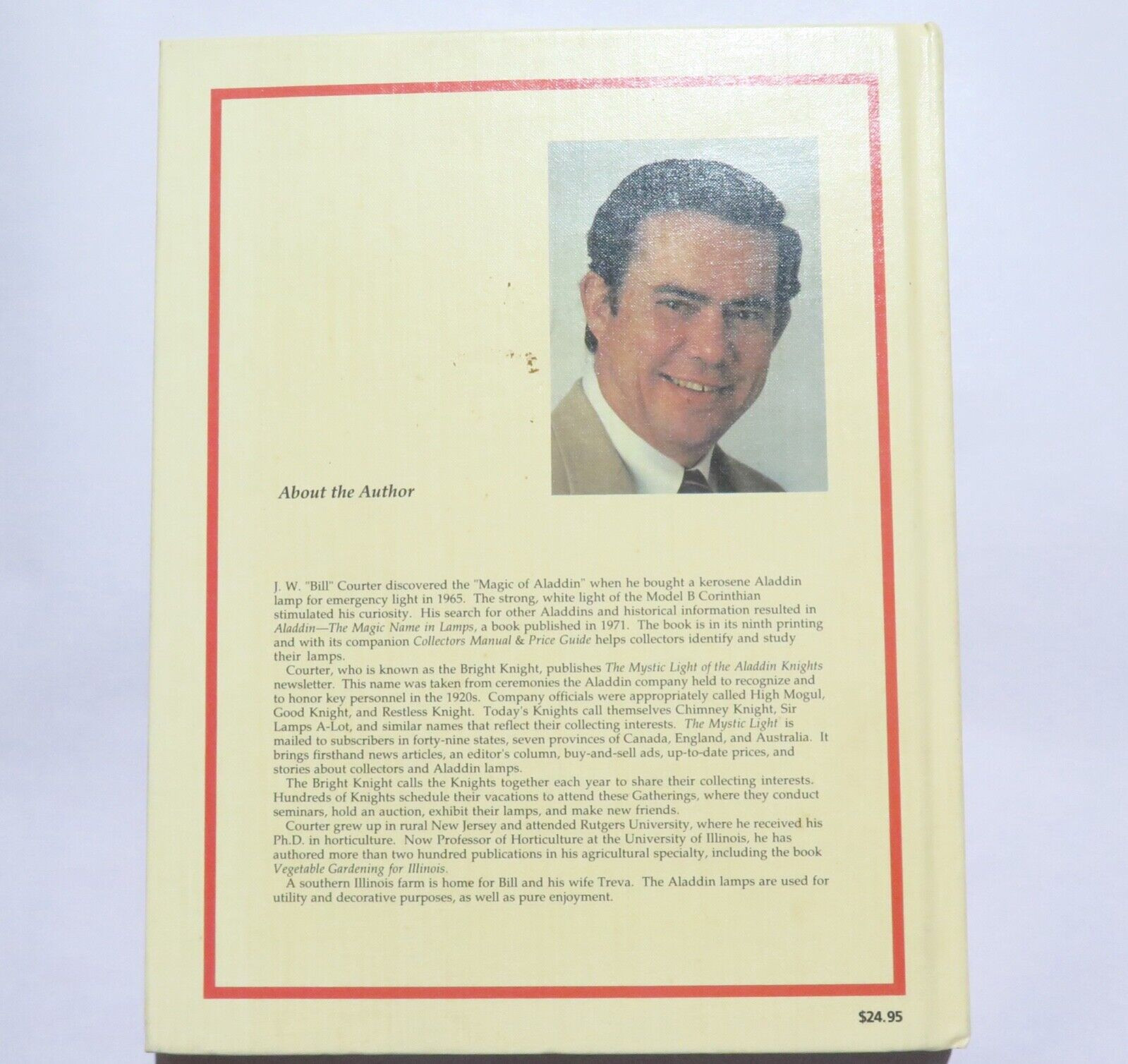 Aladdin Electric Lamps Reference Book by J. W. Courter - Harrington & Co.