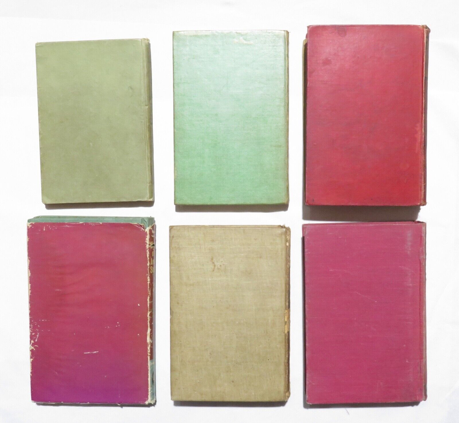 Group lot of 6 Antique Story Books incl Wind in the Willows ...