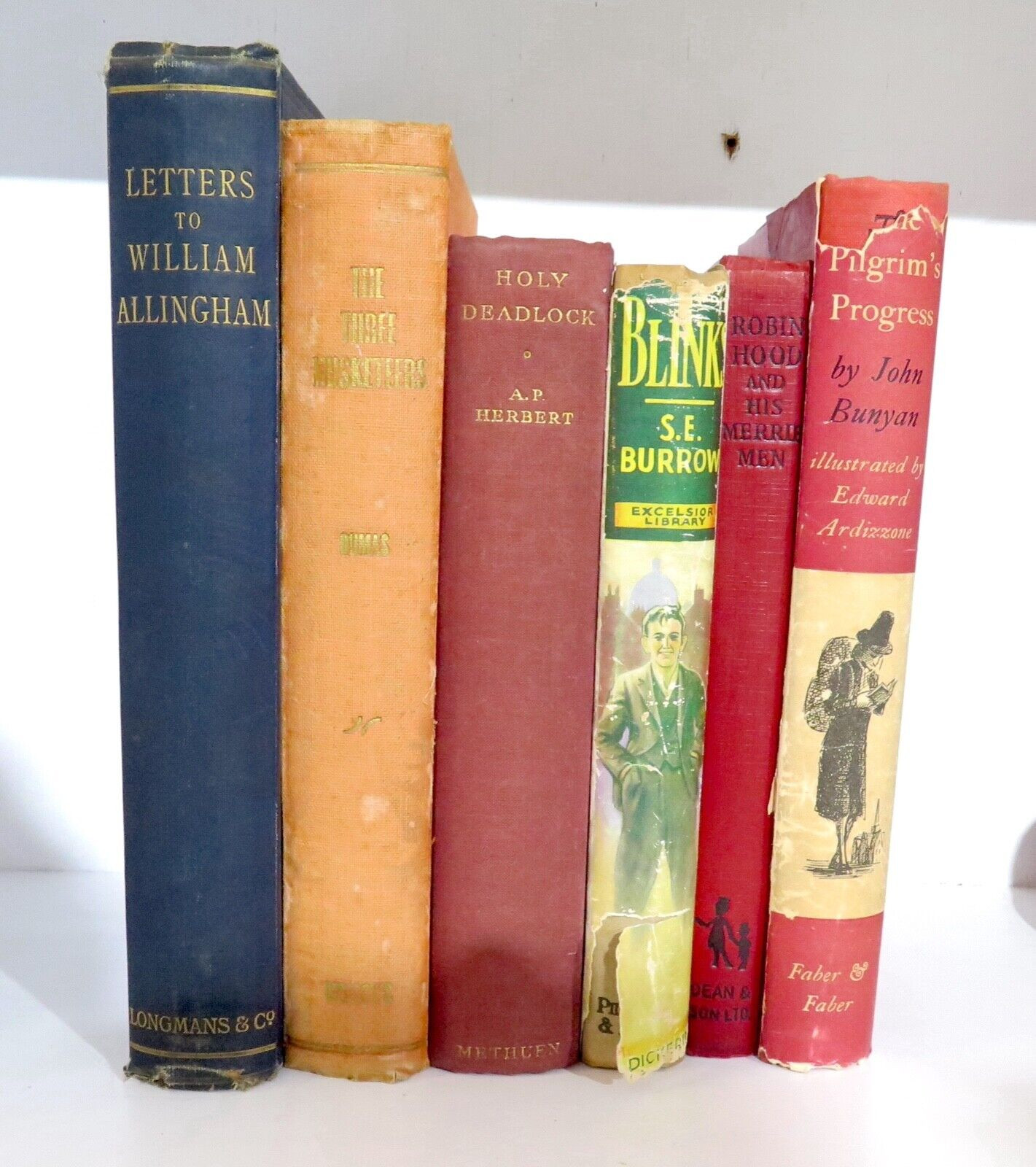 Group lot of 6 Antique Story Books incl Robin Hood and his Merrie Men ...