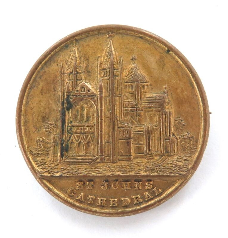 Rare Early 1900s St Johns Cathedral, Brisbane Brass Badge. - Harrington ...