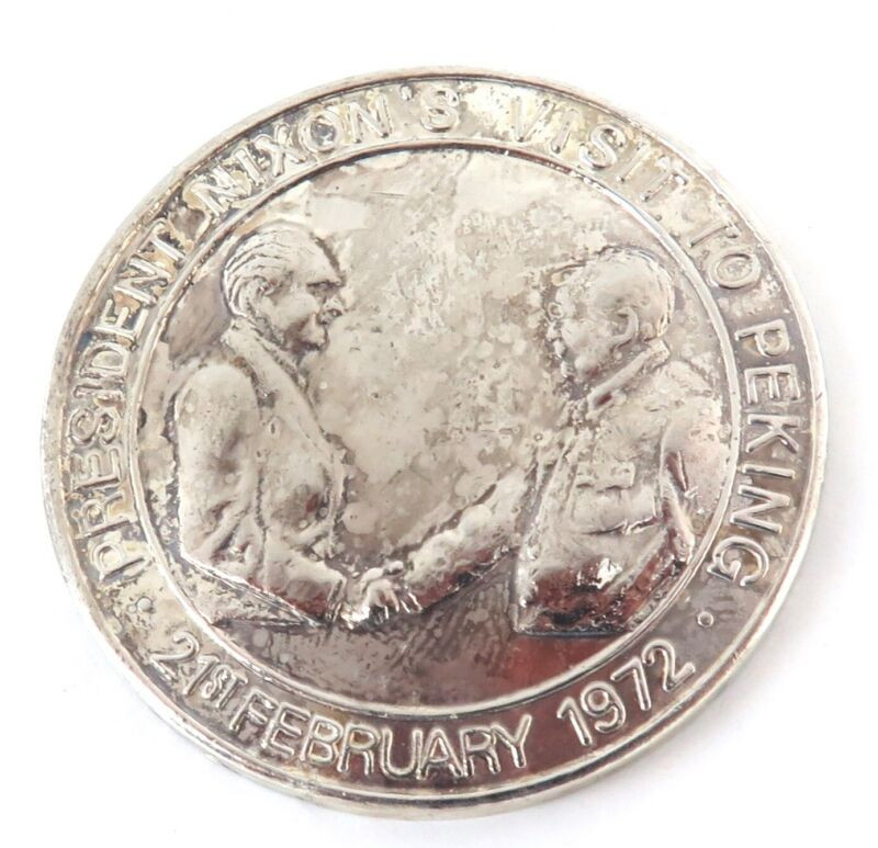 1972 President Nixon Visit to Peking Medallion. #2 - Harrington & Co.