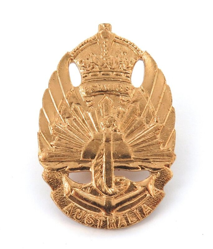 Excellent Condition. WW2 Australian General Service Badge. AF 25409 ...