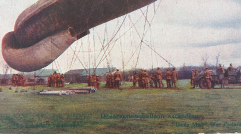 Nice Unused WW1 c1914 “British Observation Balloon” Daily Mail Postcard ...