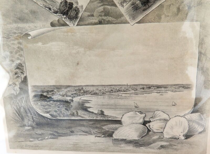 1886 Colonial Australia. Superb Large Lithograph. Scenes in Western ...