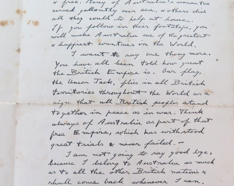 16th August 1920. Open Letter by Prince Edward to the Girls & Boys of ...