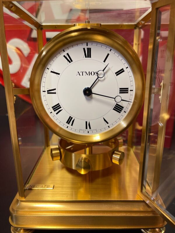 Vintage Jaeger leCoultre Jubilee Atmos Clock In Box Limited Edition ...