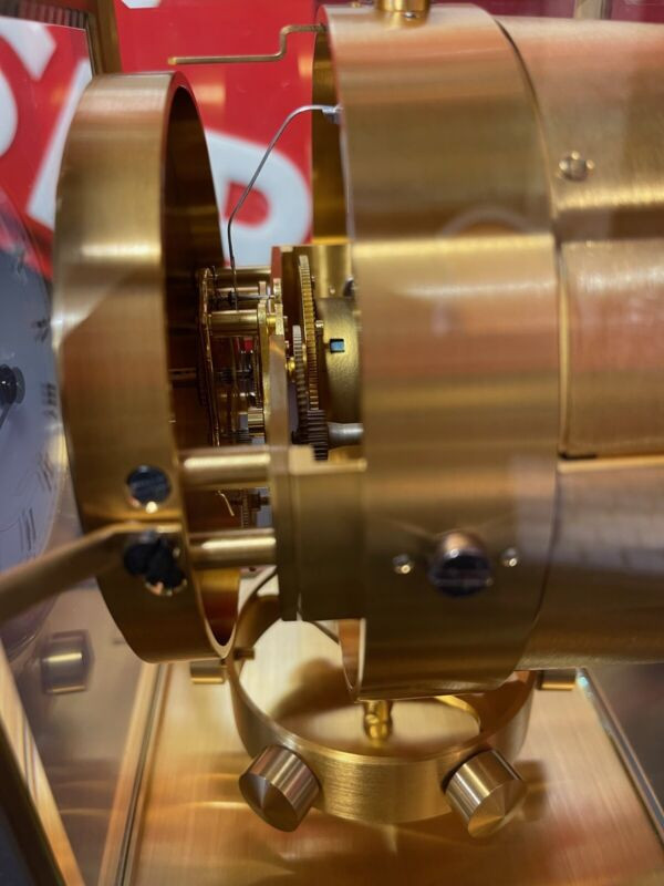 Vintage Jaeger leCoultre Jubilee Atmos Clock In Box Limited Edition ...