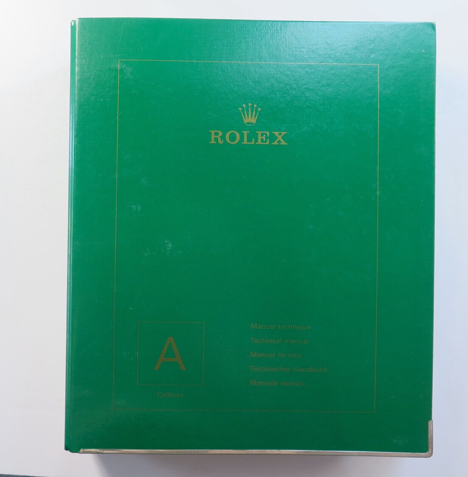 Rolex Tudor Service Information Technique Manual Folder, A Calibres. In ...