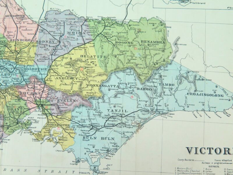 Victoria Australia Detailed Map