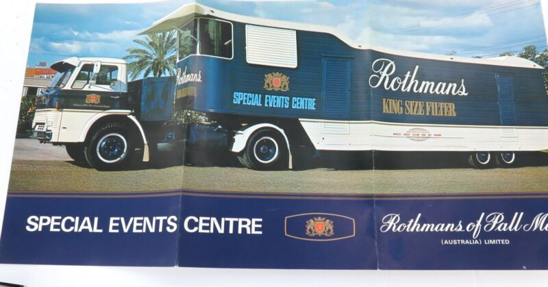 1960s Super Rare Rothmans Cigarettes Special Events Centre Information ...