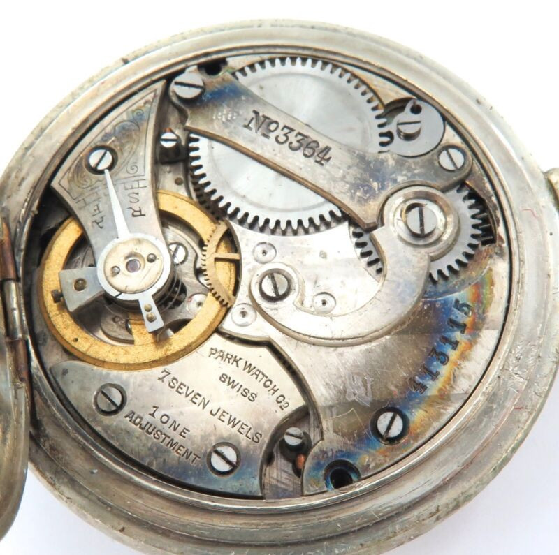 Rare Brand / Early 1900s Park Watch Co 7J 1 Adjust No. 3364 Stopwatch ...