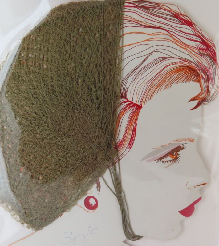 Rare c1960s / 1970s Large Surefit Nylon Hair Nets Display Unit with ...