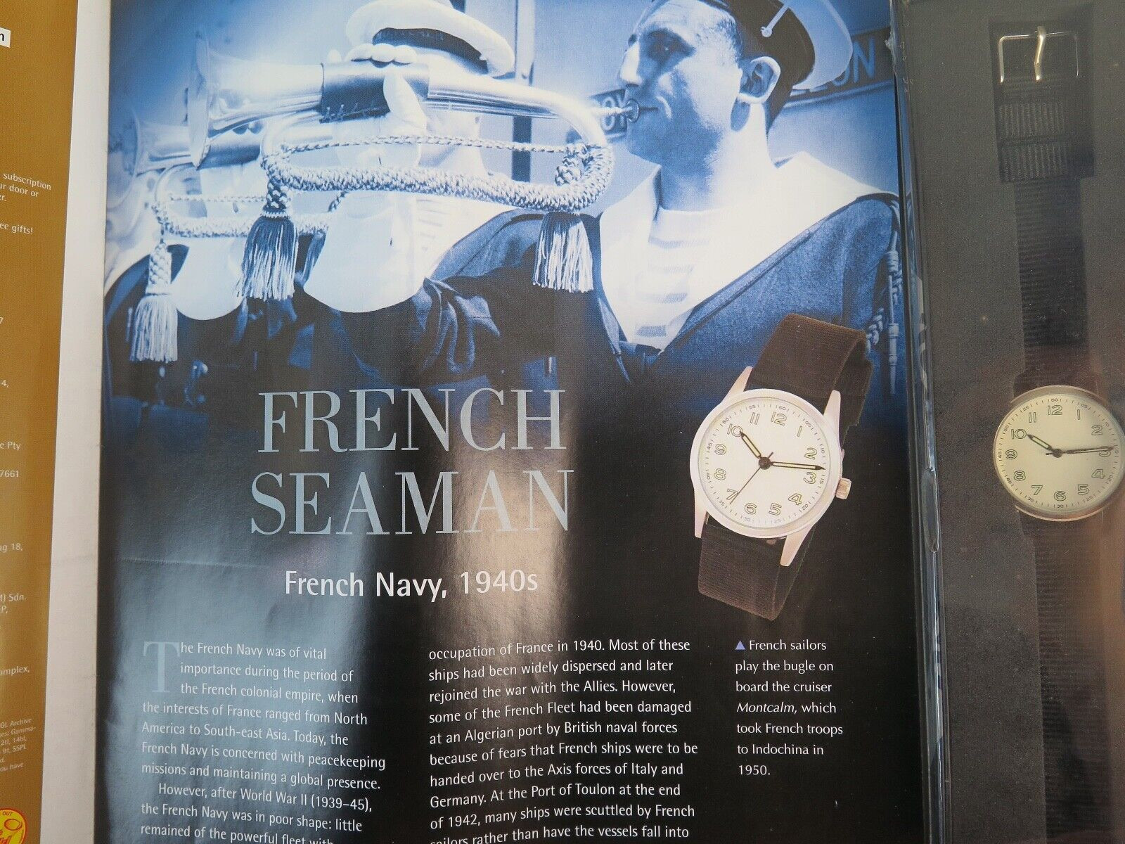 Military Watches Magazine Vol 17: France 1940s French Seaman by ...