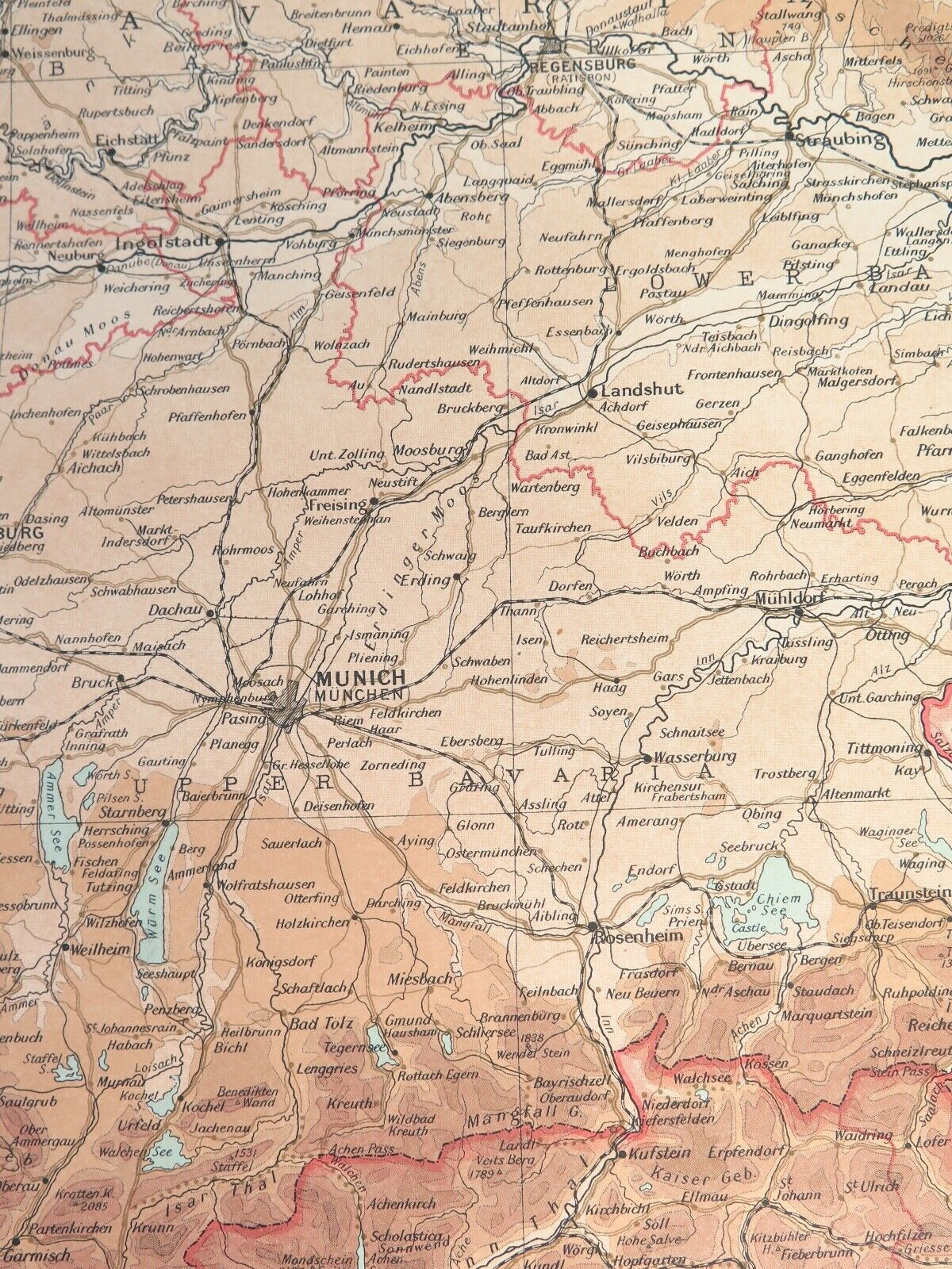 1922 Scarce Times Survey Atlas of the World. Plate No.39 Map of ...