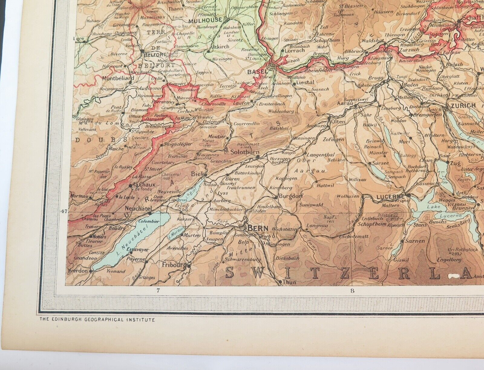 1922 Scarce Times Survey Atlas of the World. Plate No.39 Map of ...