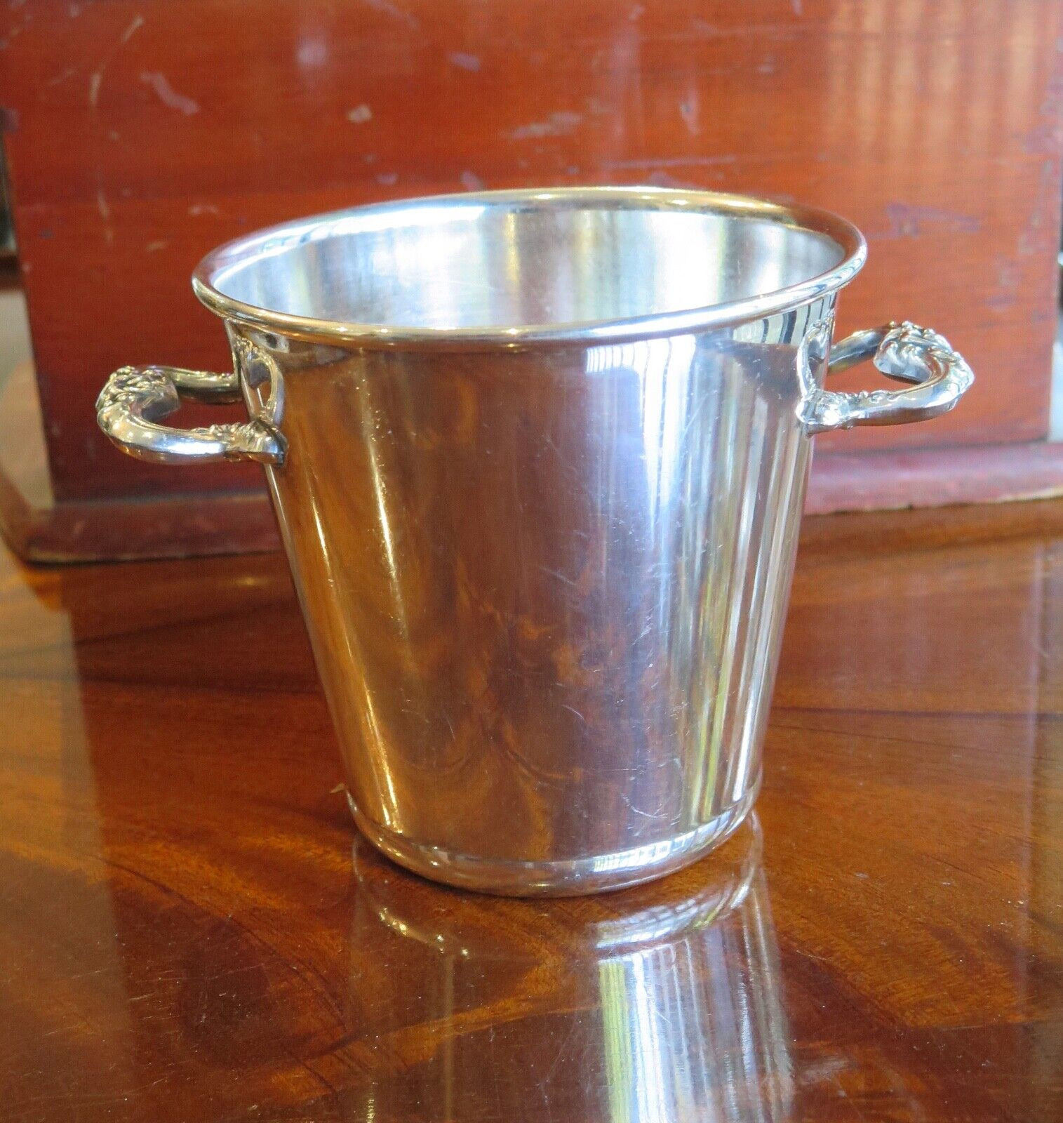 Small Vintage Drinks Bucket by Sheridan, Silver on Copper - Harrington ...