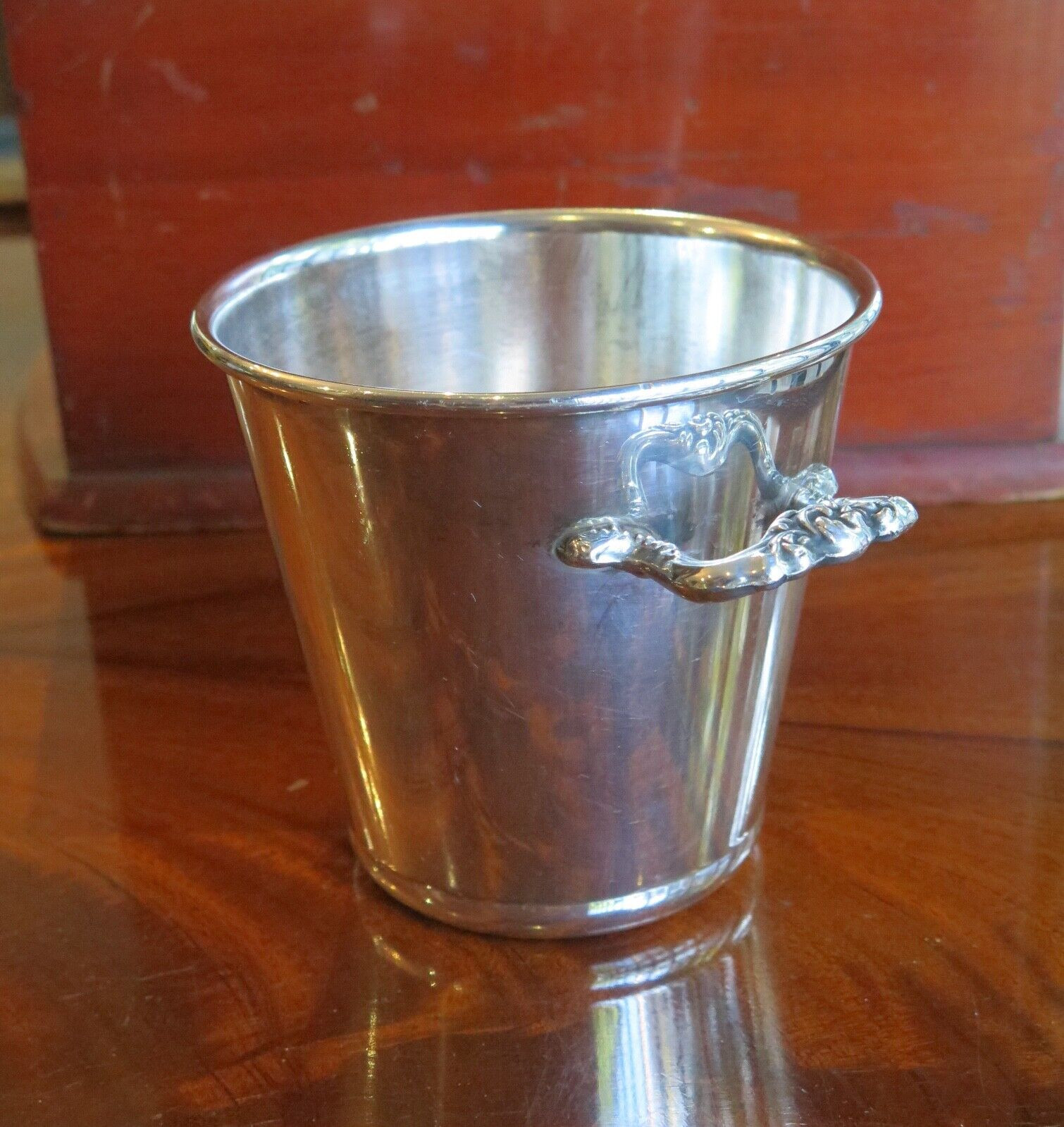 Small Vintage Drinks Bucket by Sheridan, Silver on Copper - Harrington ...
