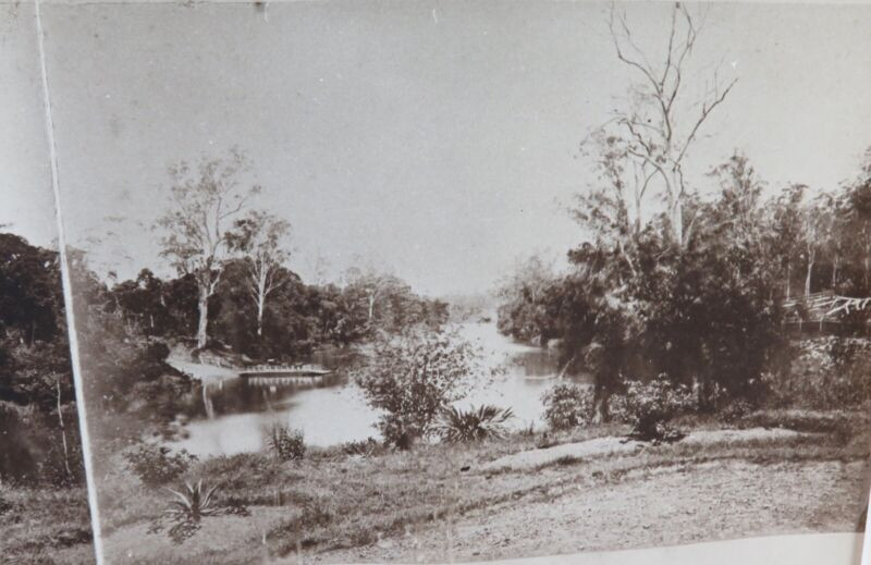 c1871 Super Rare Large Panoramic Albumen Photo "Hustons Ferry, Logan ...