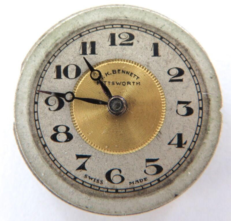 Vintage Australian Watch Movement & Dial. T K Bennett, Pittsworth, QLD ...