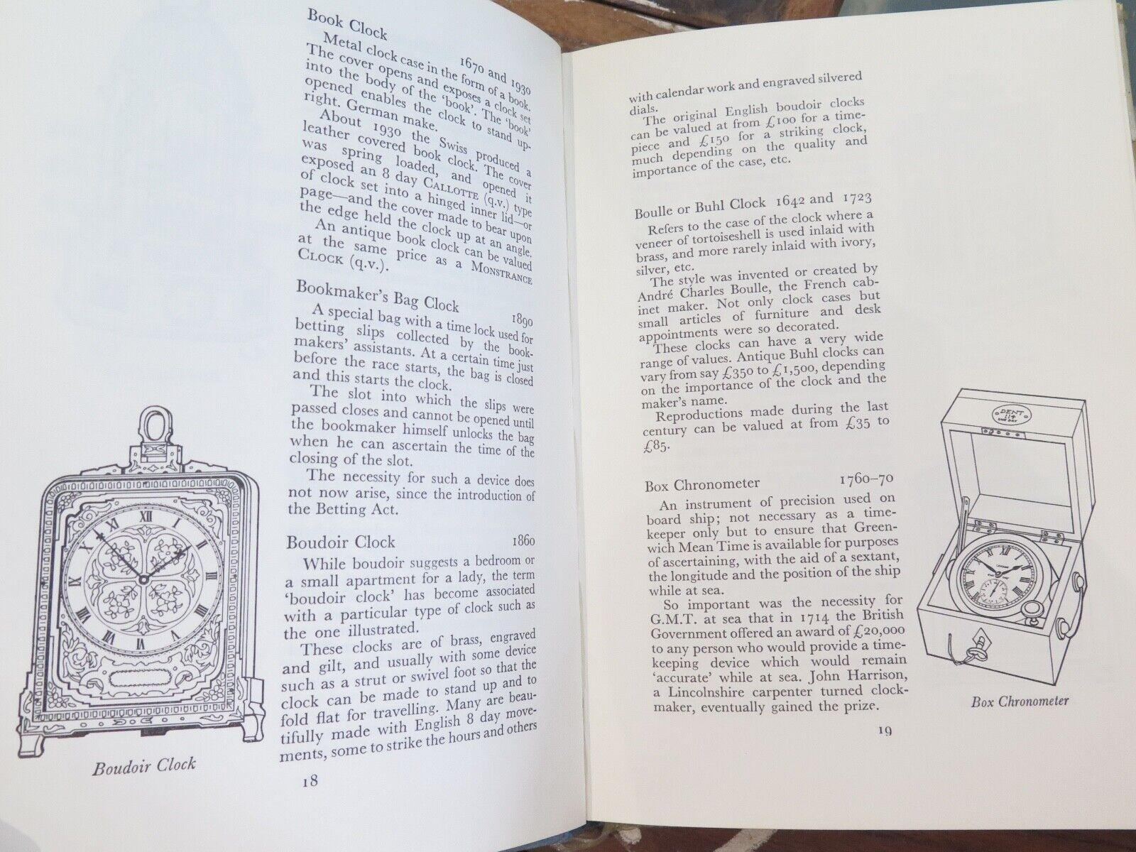 Clocks and Their Value by Donald de Carle Hardcover Book - Harrington & Co.