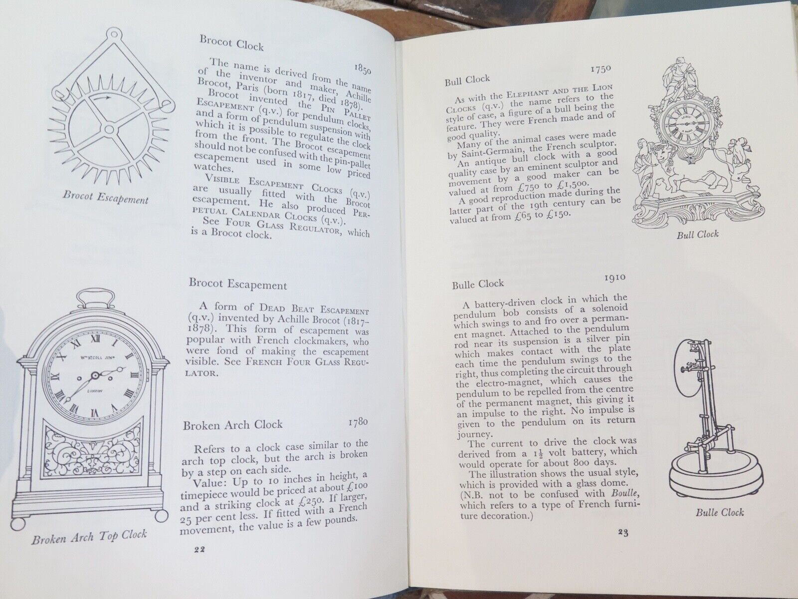 Clocks and Their Value by Donald de Carle Hardcover Book - Harrington & Co.