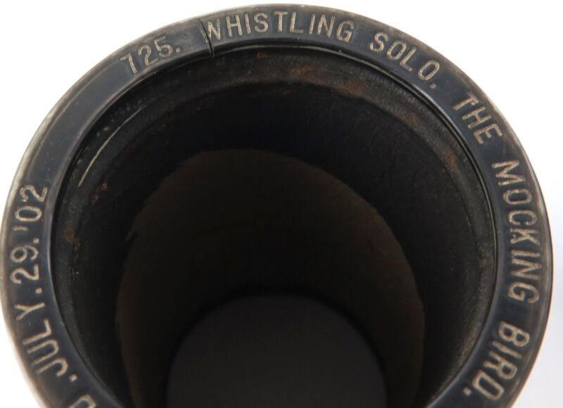 Edison Blue Amberol Record. #725 Whistling Solo, The Mocking Bird ...