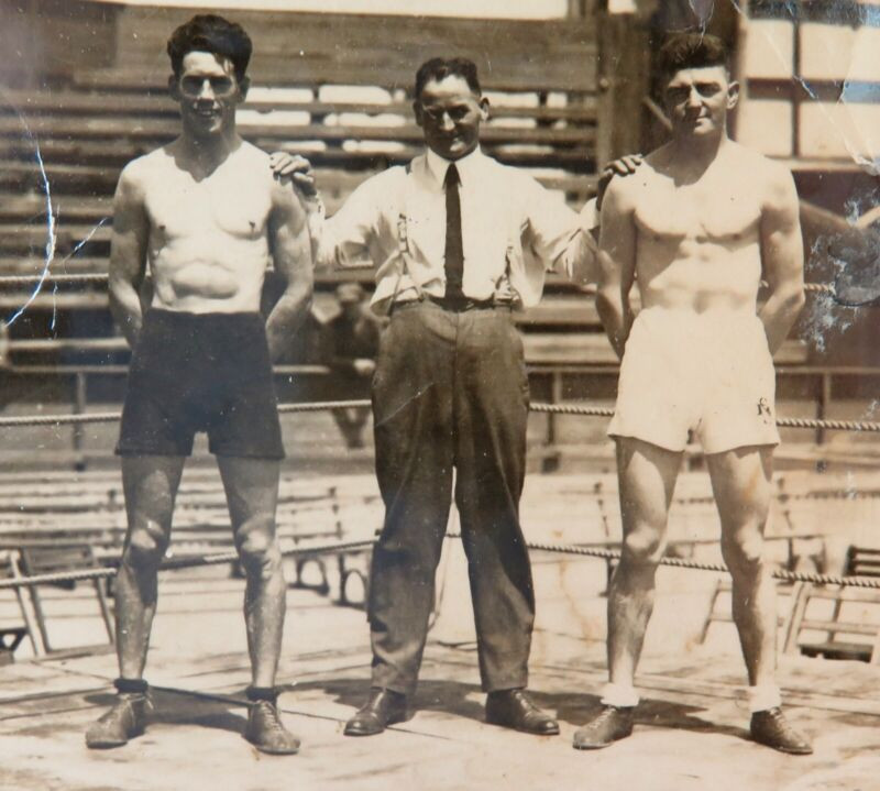 Vintage Original Largish Australian Boxing Photograph. Rushcutters Bay ...