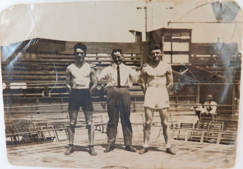 Vintage Original Largish Australian Boxing Photograph. Rushcutters Bay ...