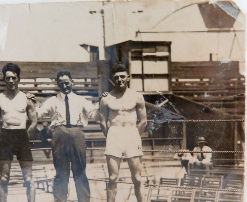 Vintage Original Largish Australian Boxing Photograph. Rushcutters Bay ...
