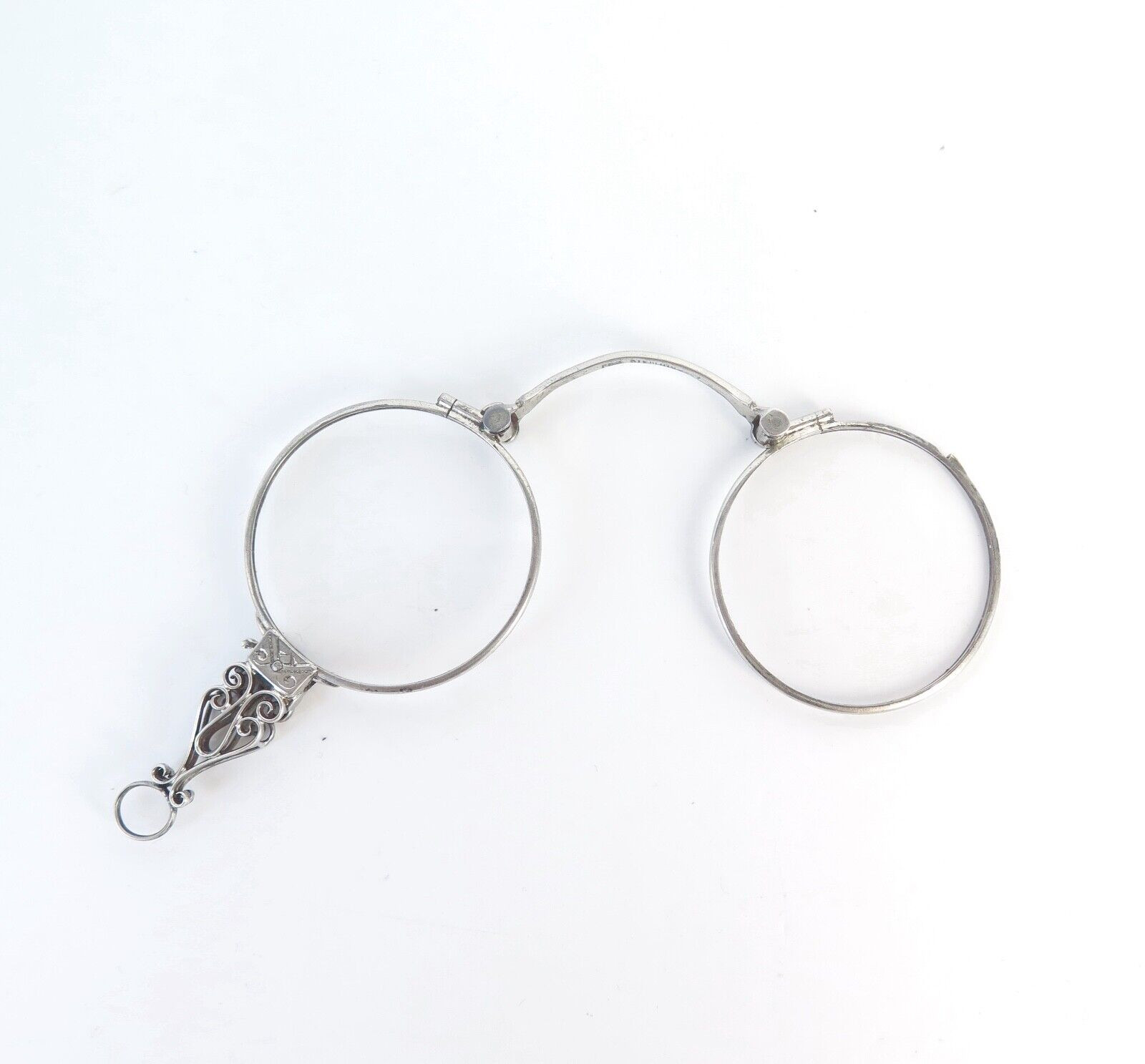 Antique Sterling Silver Lorgnette (Eye Glasses with Handle ...