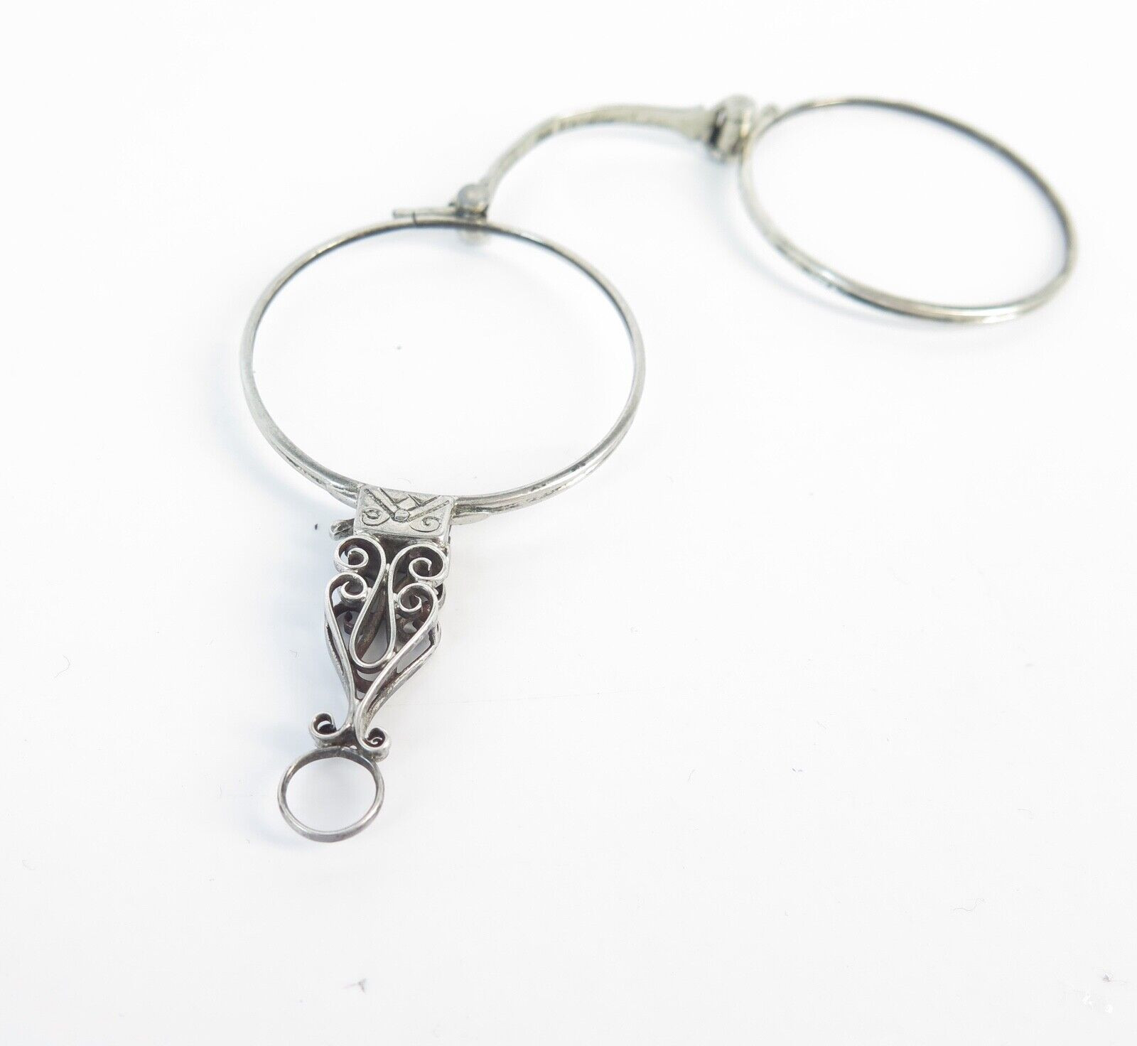 Antique Sterling Silver Lorgnette (Eye Glasses with Handle ...