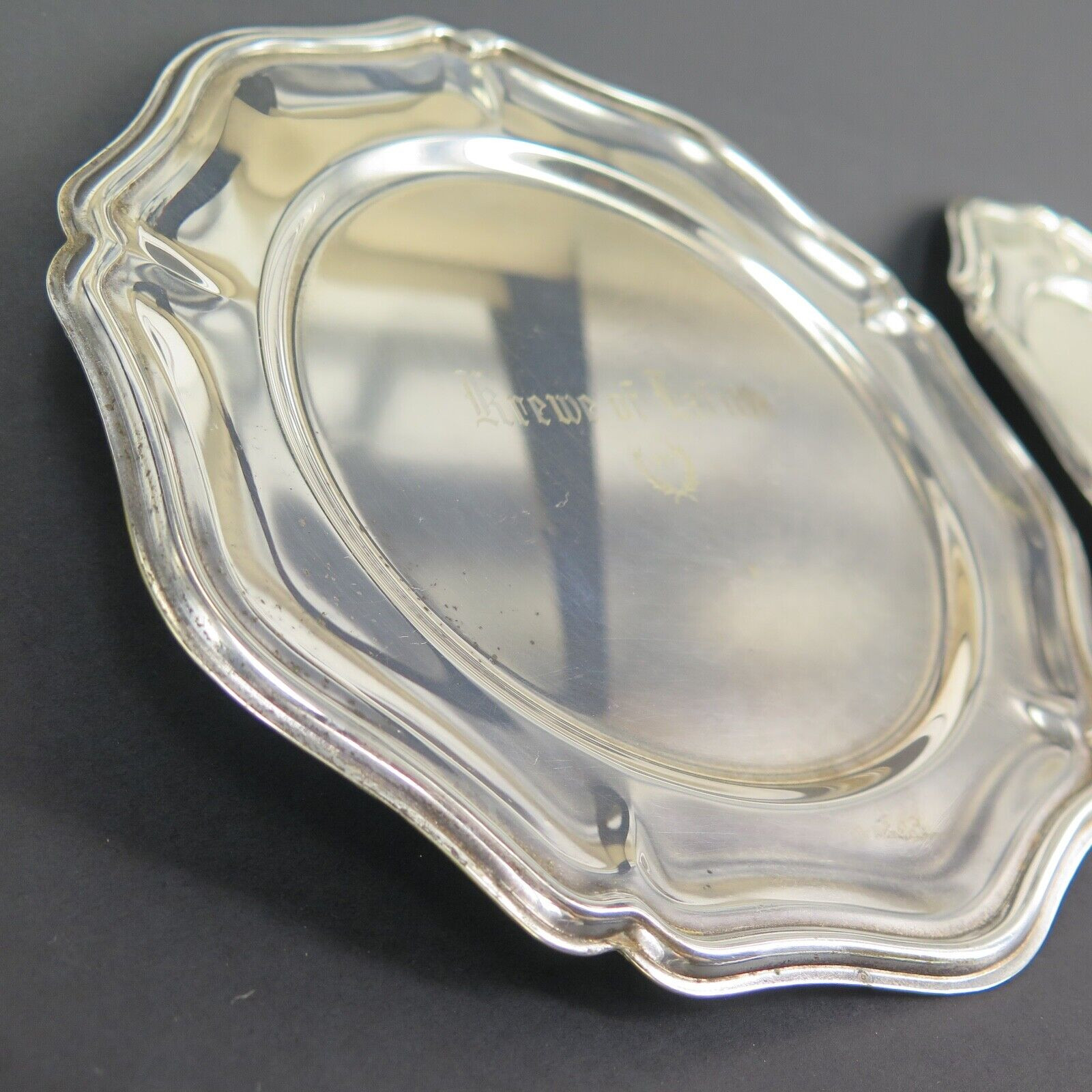 1977 Silverplate Private Society 'Krewe of Lafitte' Presentation Plates ...