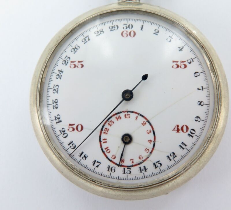 Early to Mid 1900s 30 Seconds Sweephand with 15 Minute Sub-Dial Swiss ...