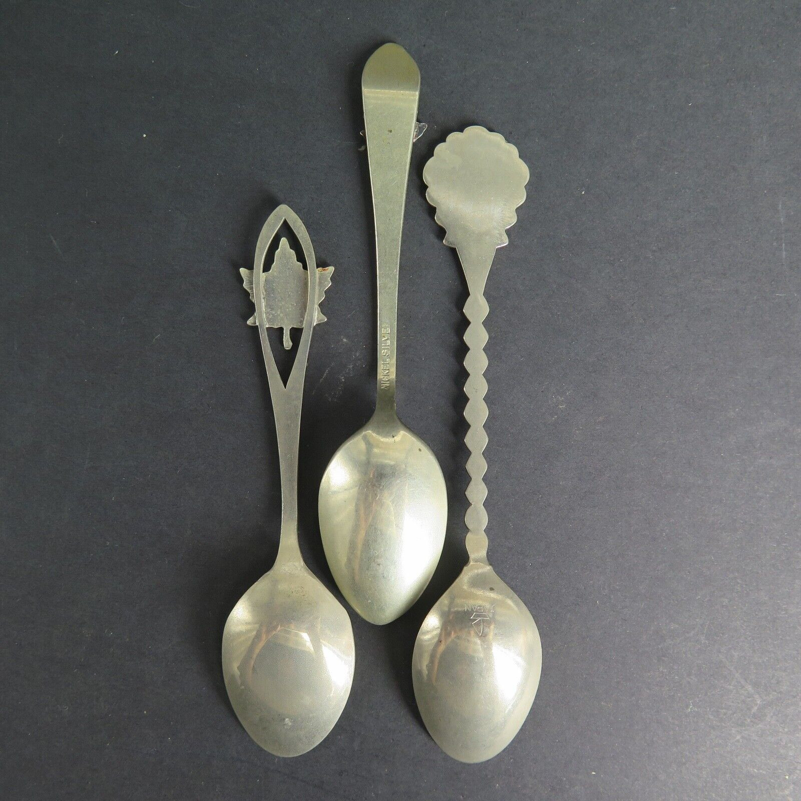 Three Vintage Silverplate Canadian Souvenir Spoons - Harrington & Co.