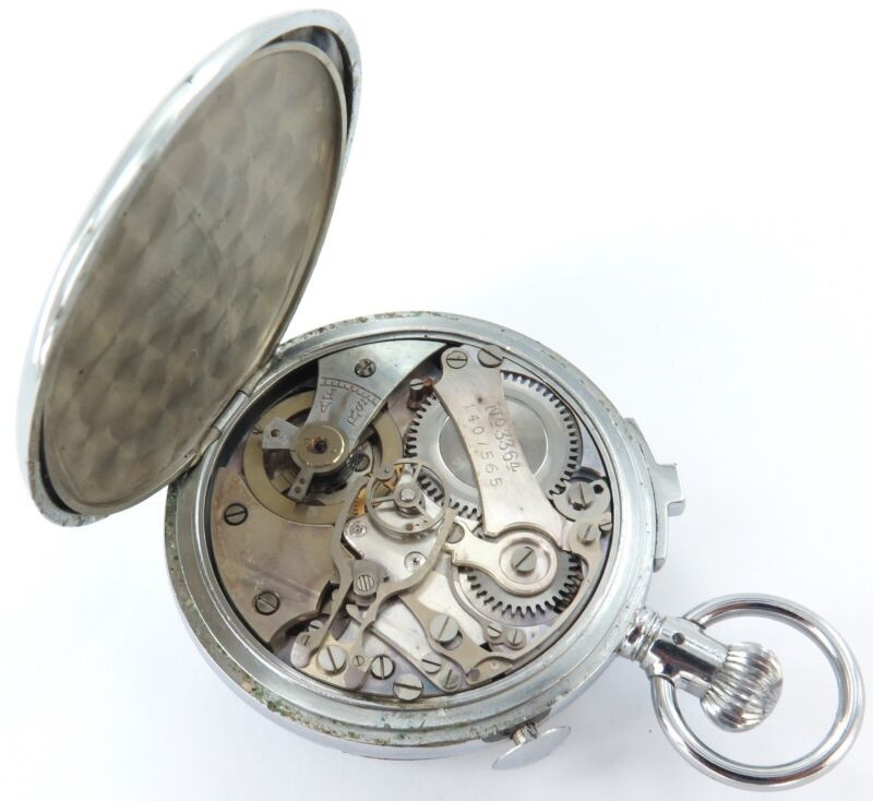 Chronograph Movement / Swiss Made Taylor Patent Stopwatch. - Harrington ...
