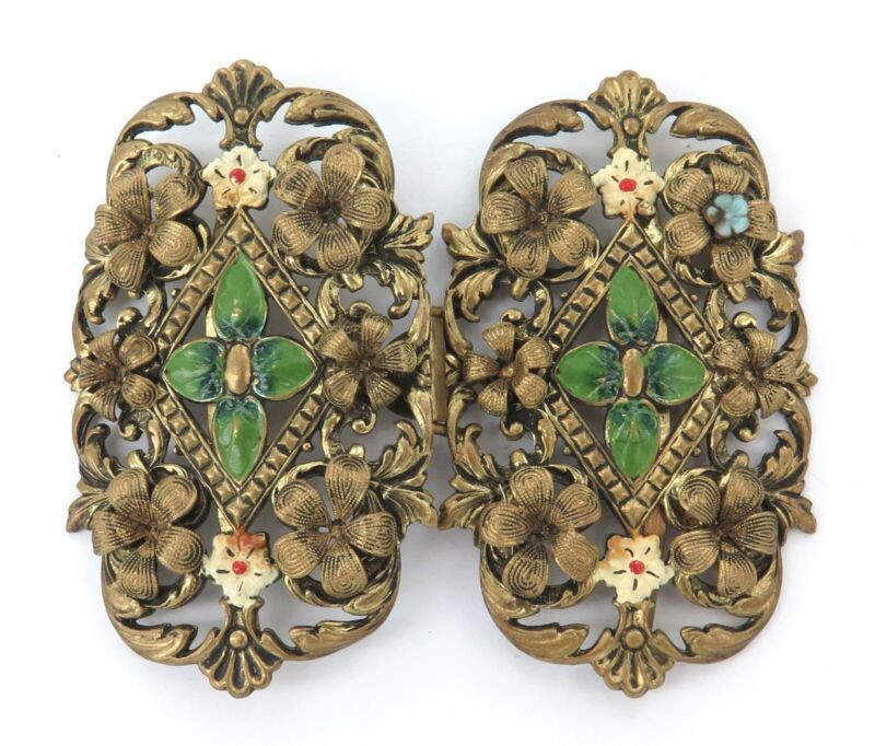 Superb Vintage Decorative Edwardian Style Ladies Belt Buckle ...