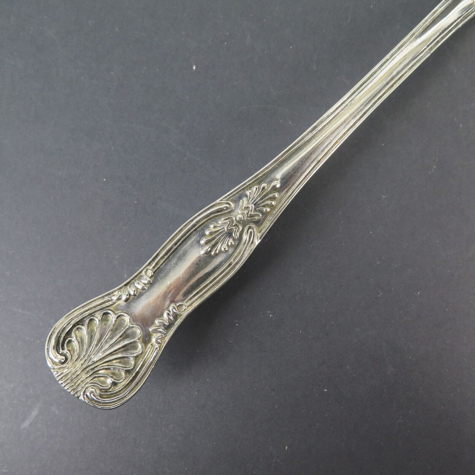 Antique 'Kings' Pattern Silverplate Serving Utensil - Harrington & Co.