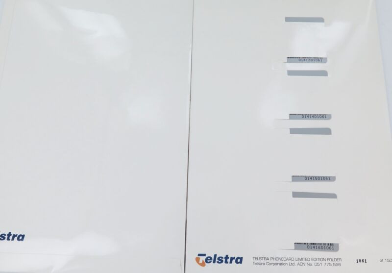 1990s Telstra Phonecard L/Edition Unused Mint Set 4 + Folder "Steam ...