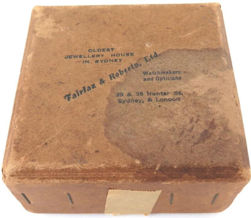 Rare Early 1900s Fairfax & Roberts, Sydney Large Jewellery Storage Box ...