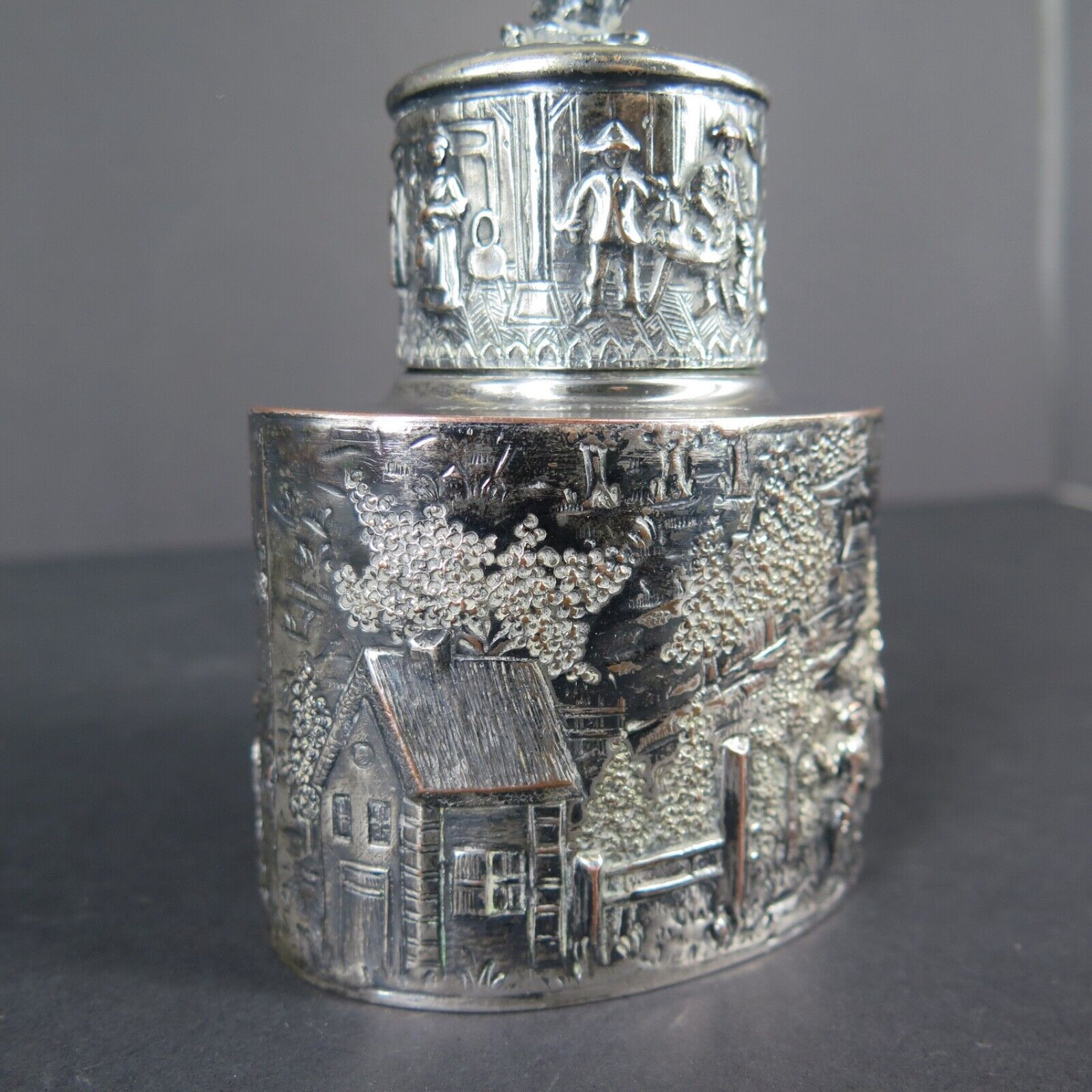 Antique Colonial Revival Tea Caddy Canister by Barbour Silver Co ...