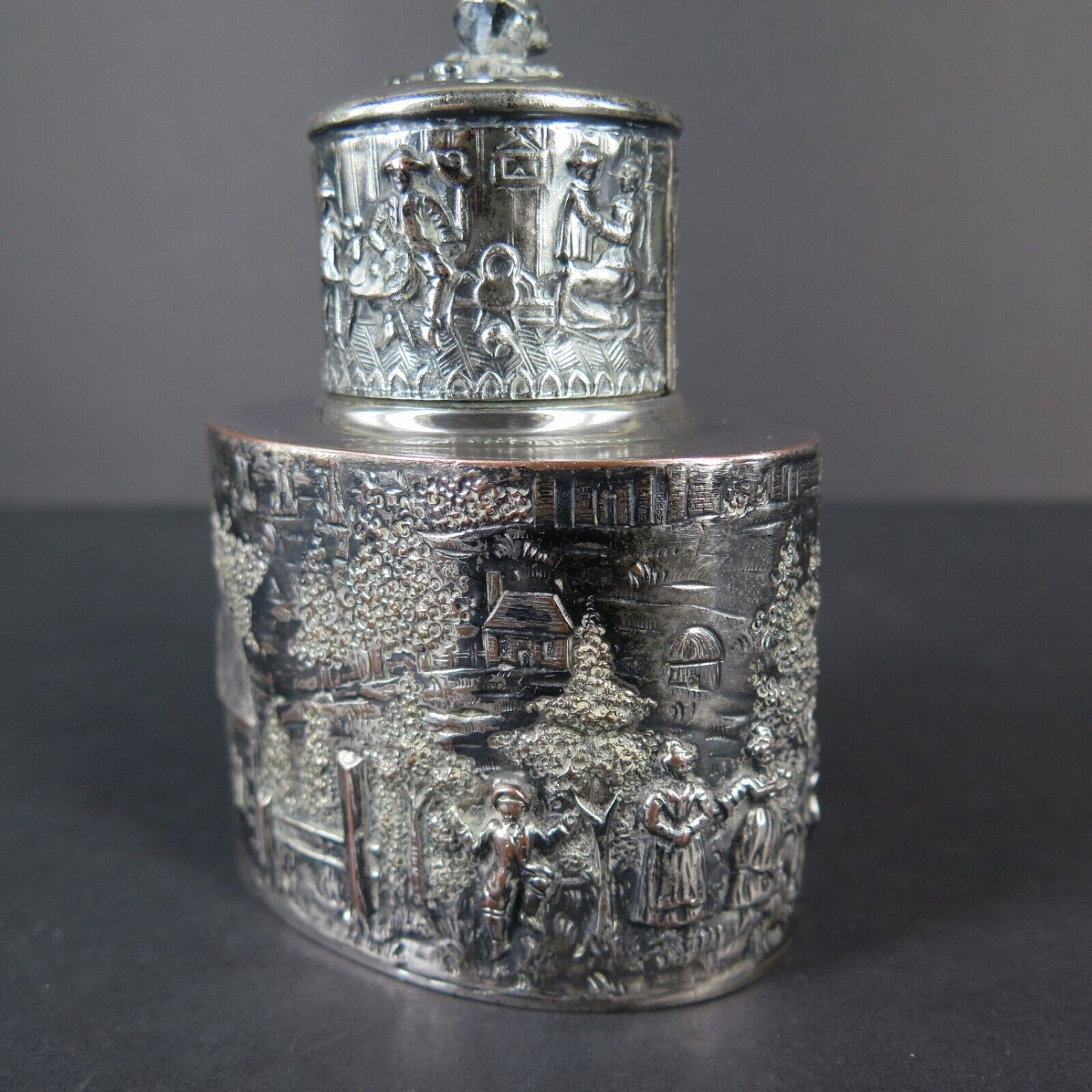 Antique Colonial Revival Tea Caddy Canister by Barbour Silver Co ...