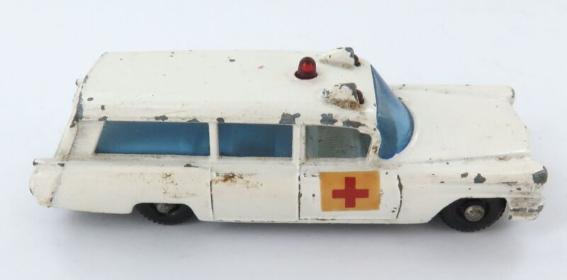 Vintage Lesney Matchbox Cadillac Ambulance No 54 + Box. - Harrington & Co.