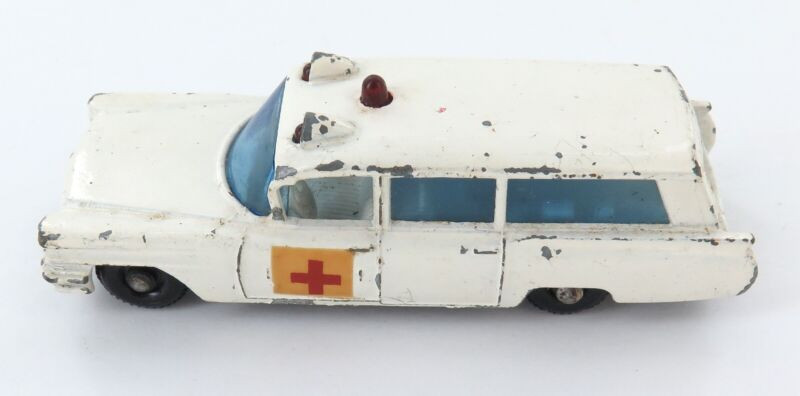 Vintage Lesney Matchbox Cadillac Ambulance No 54 + Box. - Harrington & Co.