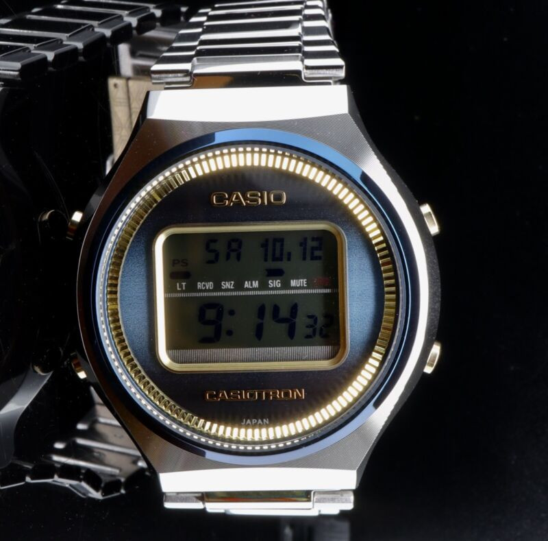 CASIO 50th Anniversary TRN-50SS-2AJR Casiotron Ltd Ed Bluetooth Quartz ...
