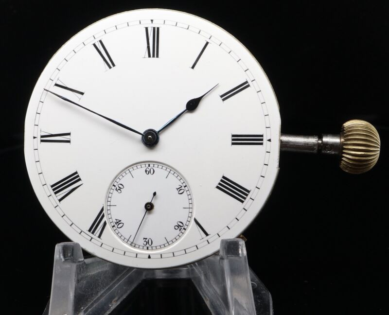 Antique Swiss/ German Pocket Watch Movement - Serviced - Harrington & Co.